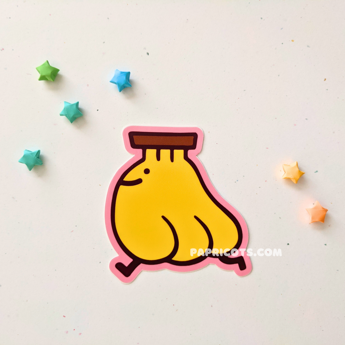 Banana Vinyl Sticker – PAPRICOTS